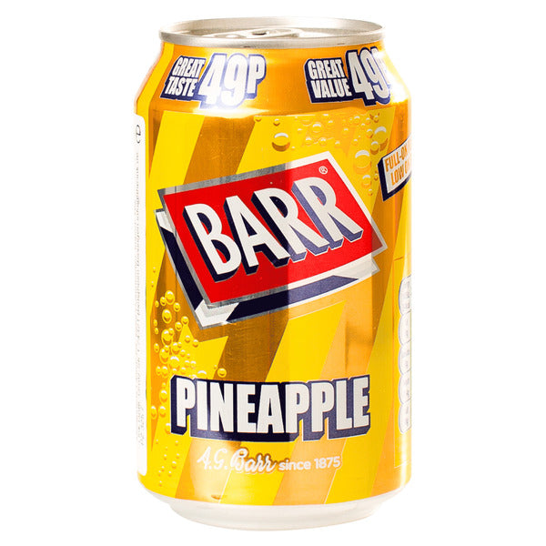 Barr Pineapple 330ml - so ananassig! | crunchysnacks.de Shop